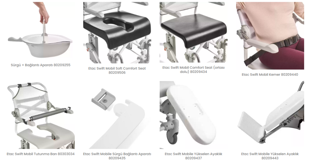 ETAC | SWİFT MOBİLE 24'' Banyo-Tuvalet Sandalyesi | Akülü Tekerlekli ...